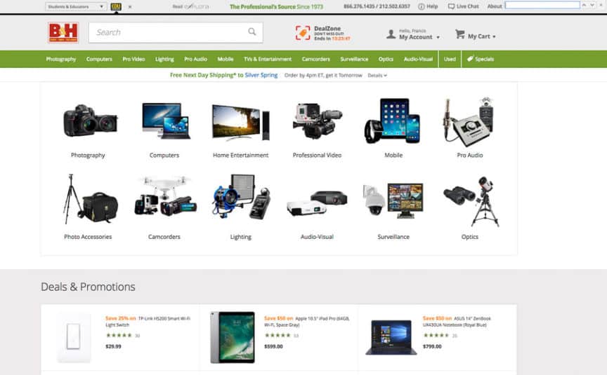 10 Stores to Buy Cameras from, and Which Is Best - Improve Photography